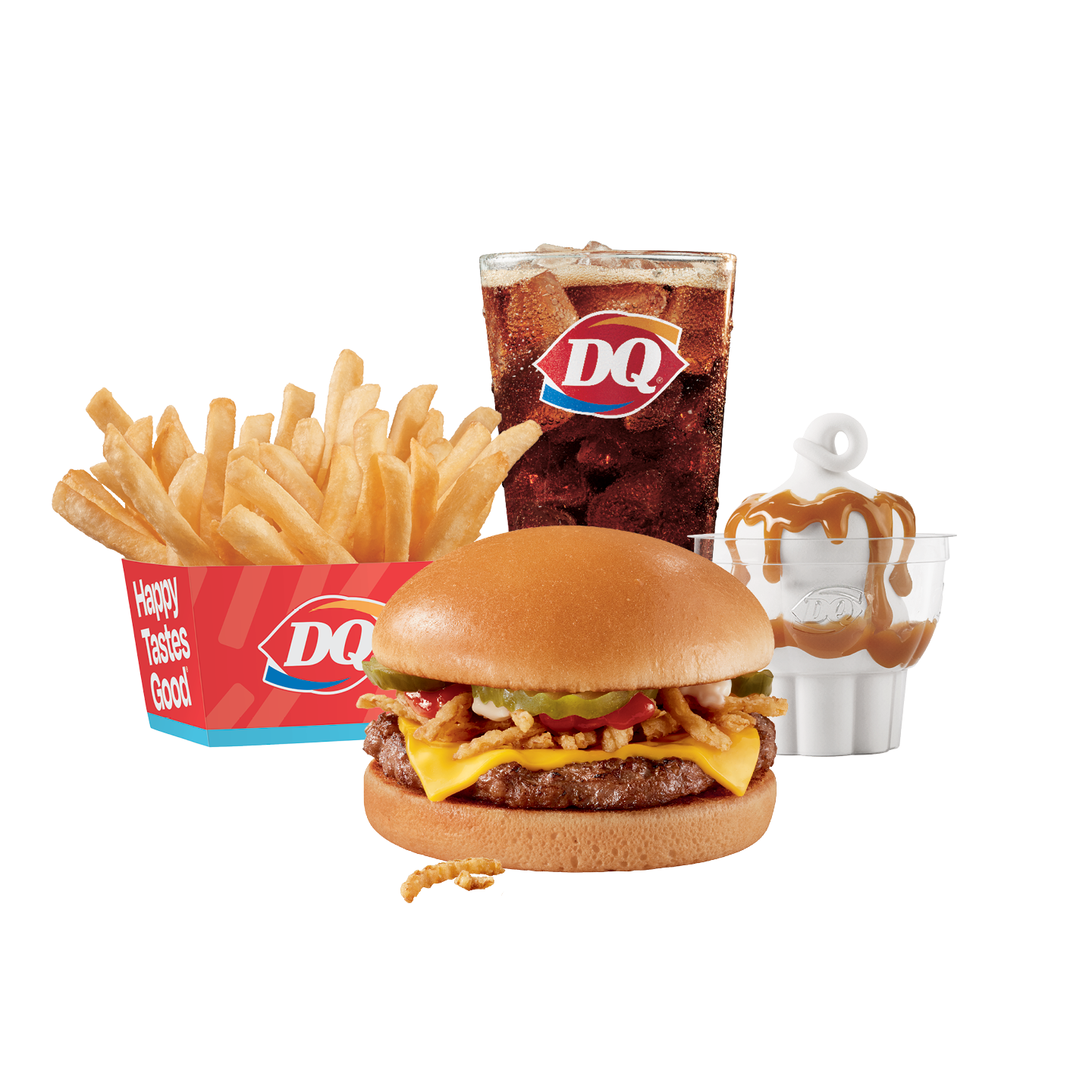 Crispy Onion Cheeseburger Meal Deal | Dairy Queen® Menu